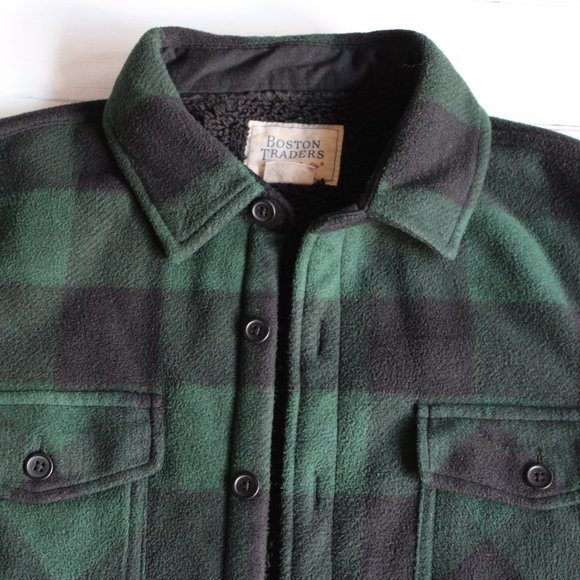 Boston Traders | Jackets & Coats | Boston Traders Green And Black ...